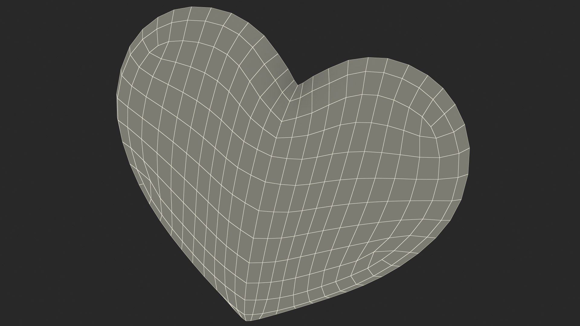 Heart with Heartbeat Line 3D model - TurboSquid 1799370