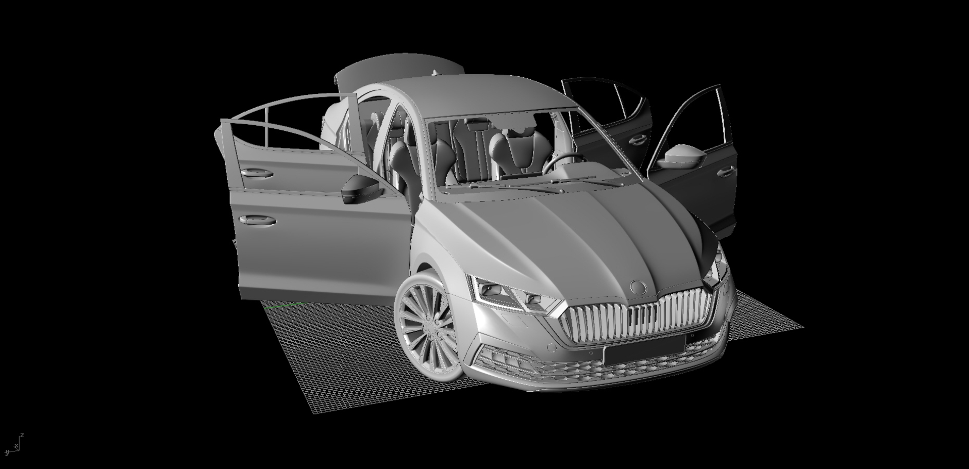 3D model realistic skoda octavia 2020 - TurboSquid 1584144