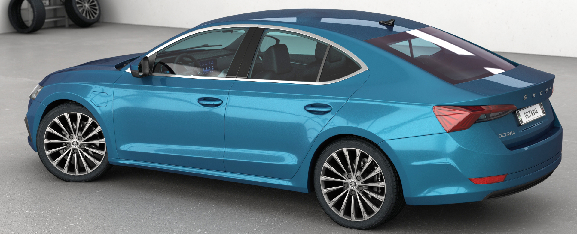 3D model realistic skoda octavia 2020 - TurboSquid 1584144