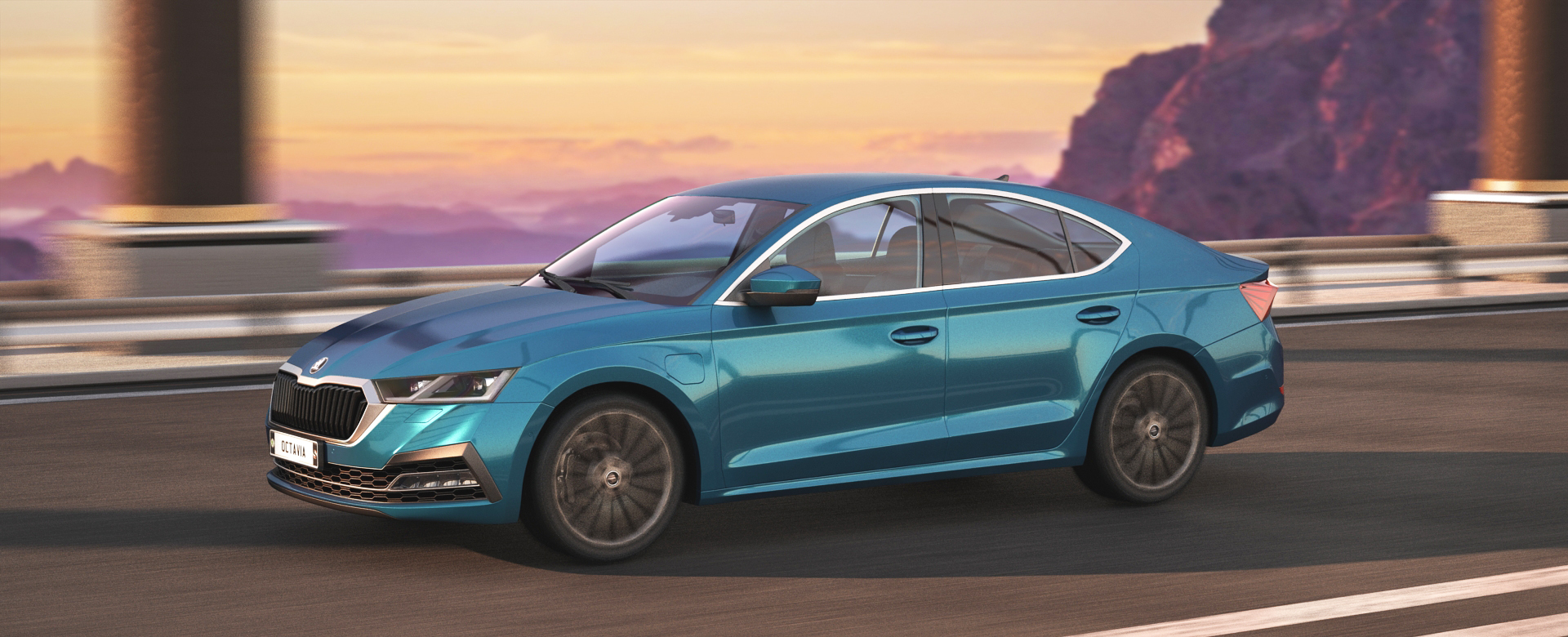 3D model realistic skoda octavia 2020 - TurboSquid 1584144