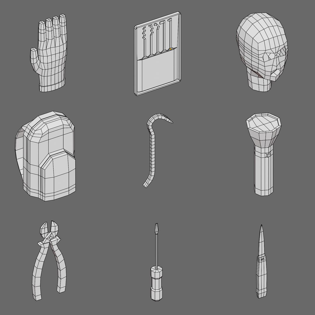 Free 3D Robber 3D Game Asset Pack - TurboSquid 2164547