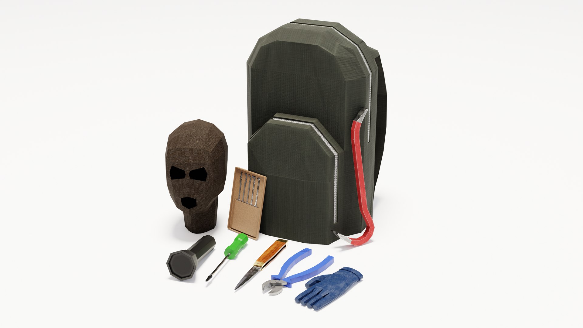 Free 3D Robber 3D Game Asset Pack - TurboSquid 2164547