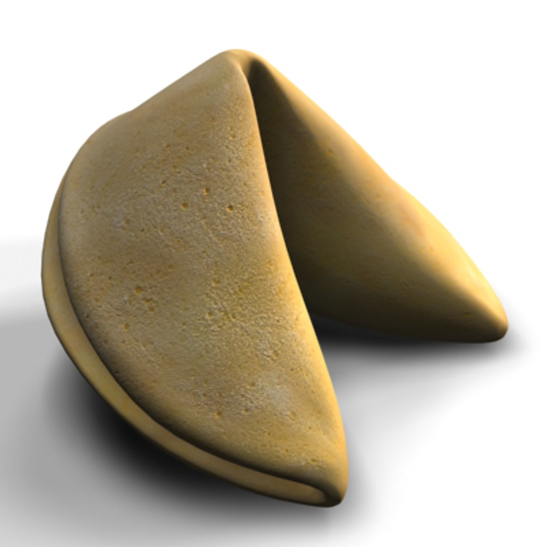 3d Model Fortune Cookie