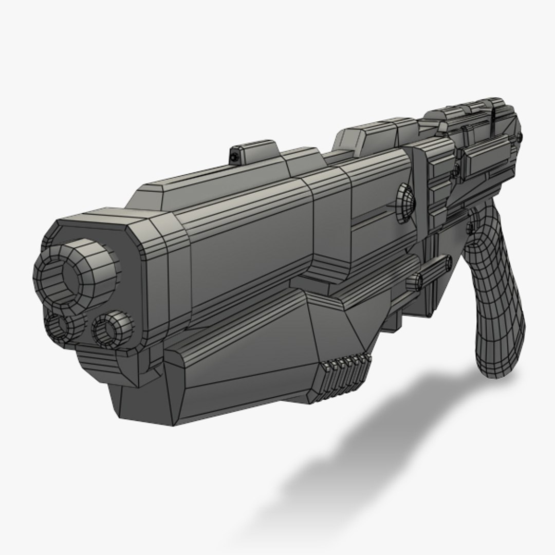 3d Shotgun Gun Rigged