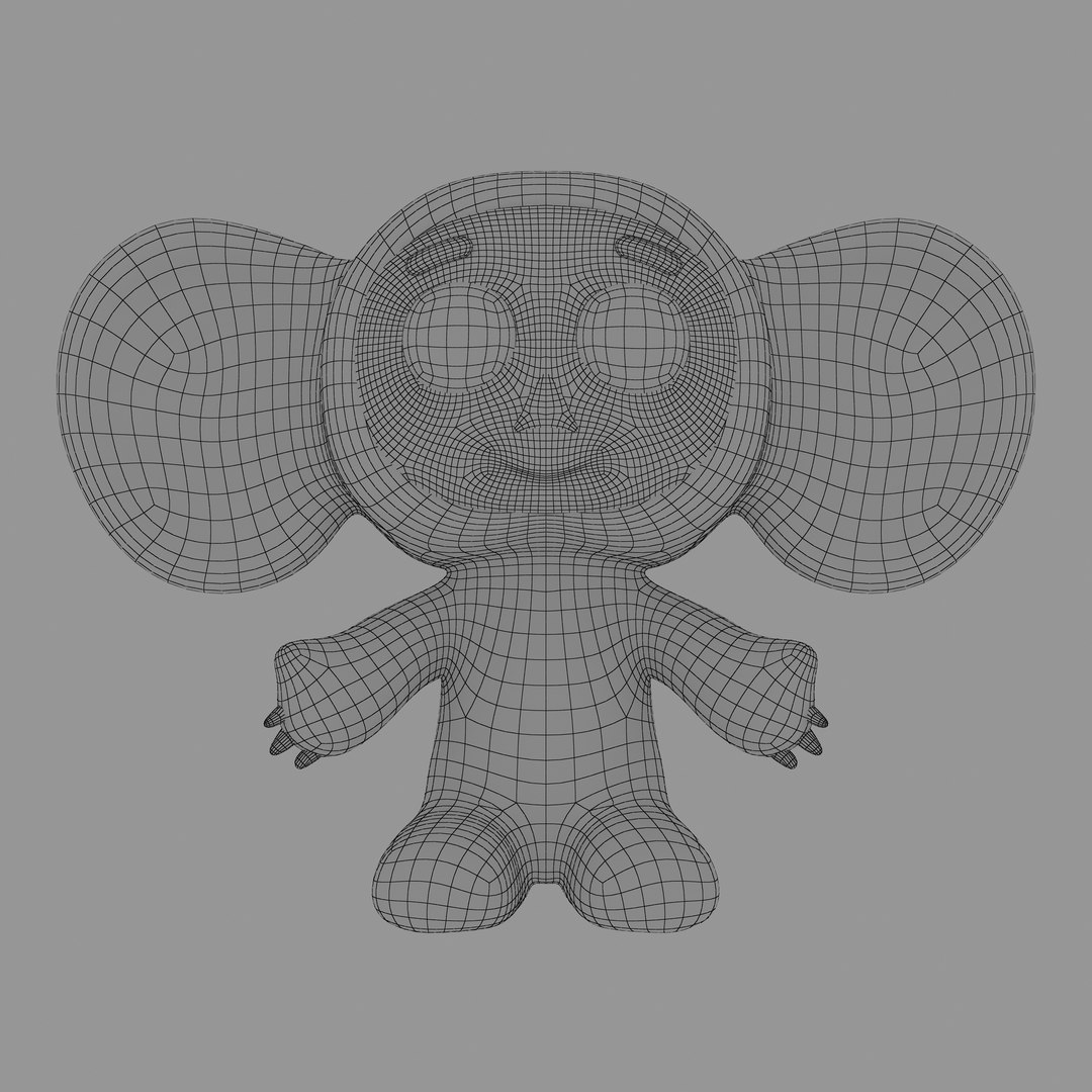 3ds Max Soviet Cheburashka