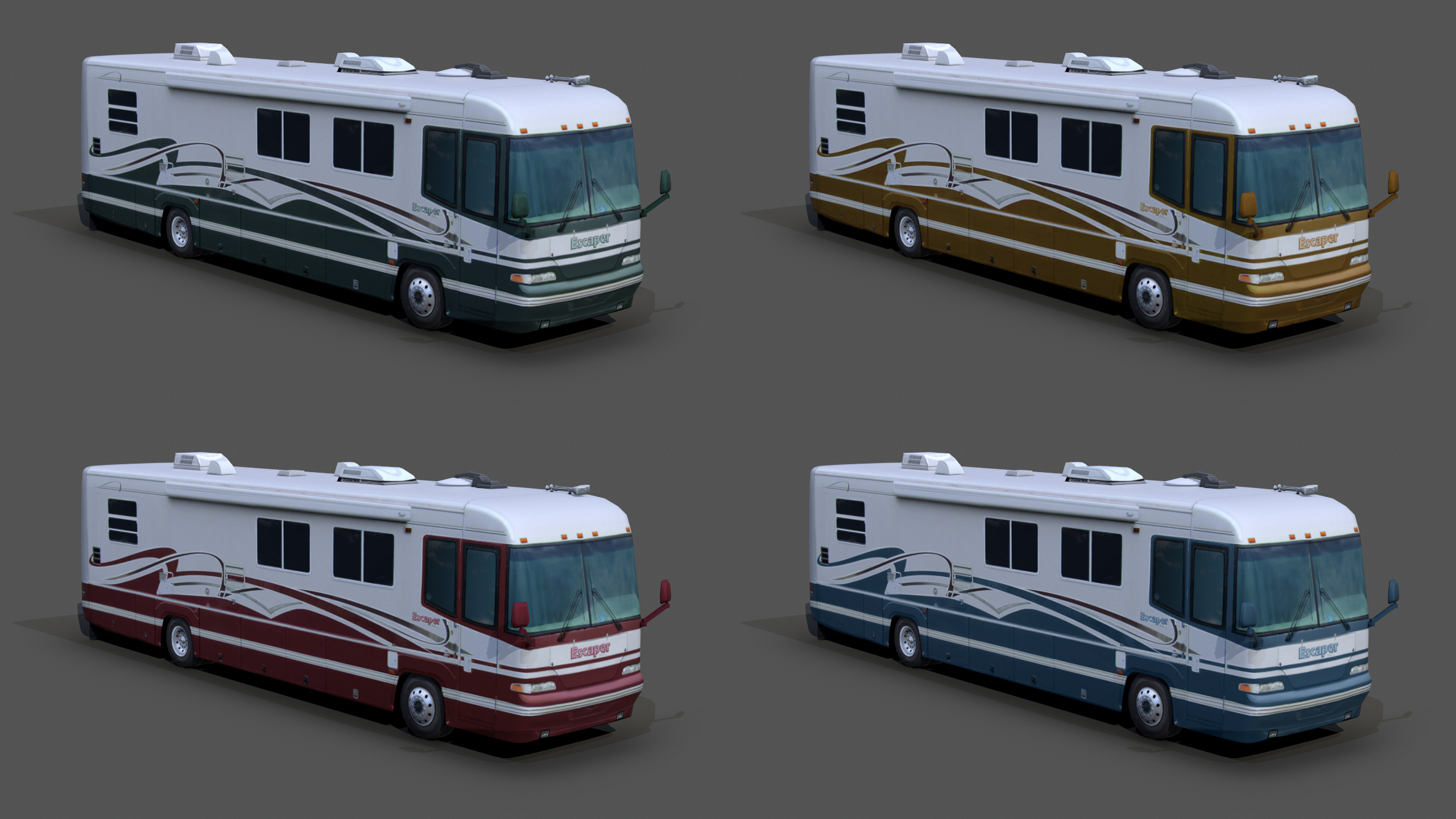 3D model Damon Escaper RV 2000 - TurboSquid 1767553