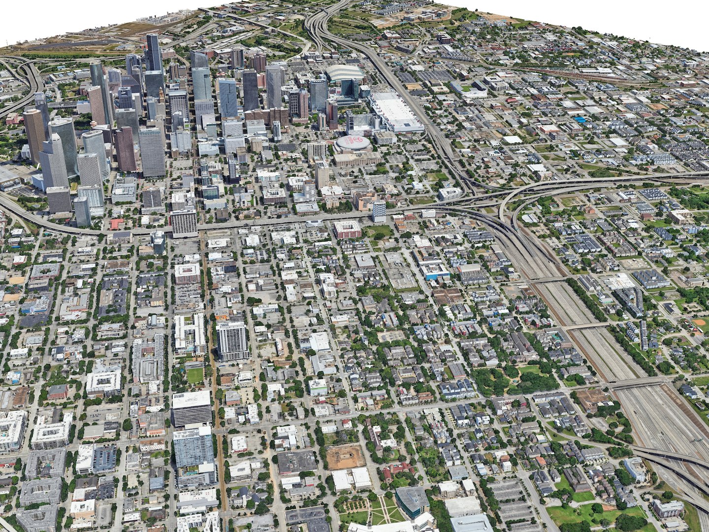 3D Houston Downtown - TurboSquid 2141586