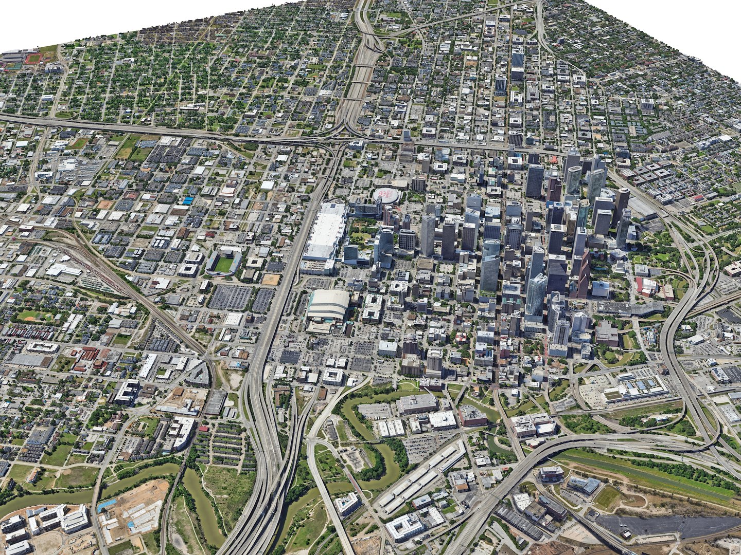 3D Houston Downtown - TurboSquid 2141586