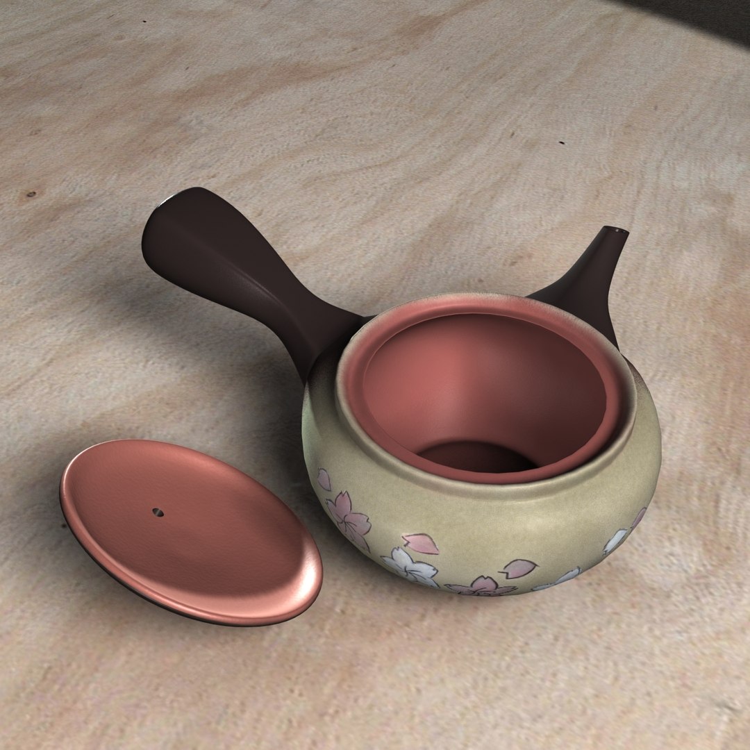 3D Japanese Teapot Model - TurboSquid 1174611