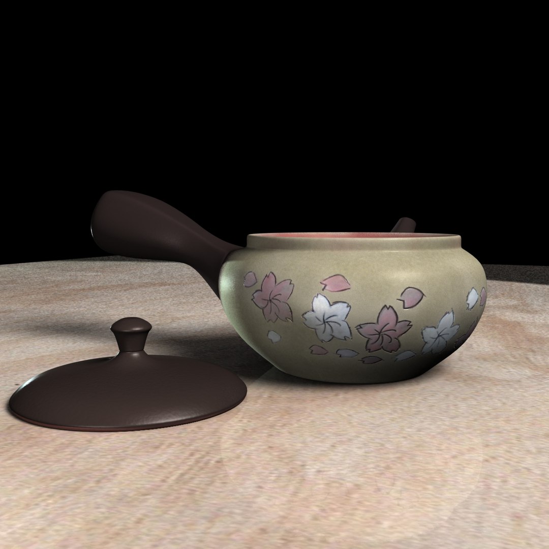 3D Japanese Teapot Model - TurboSquid 1174611