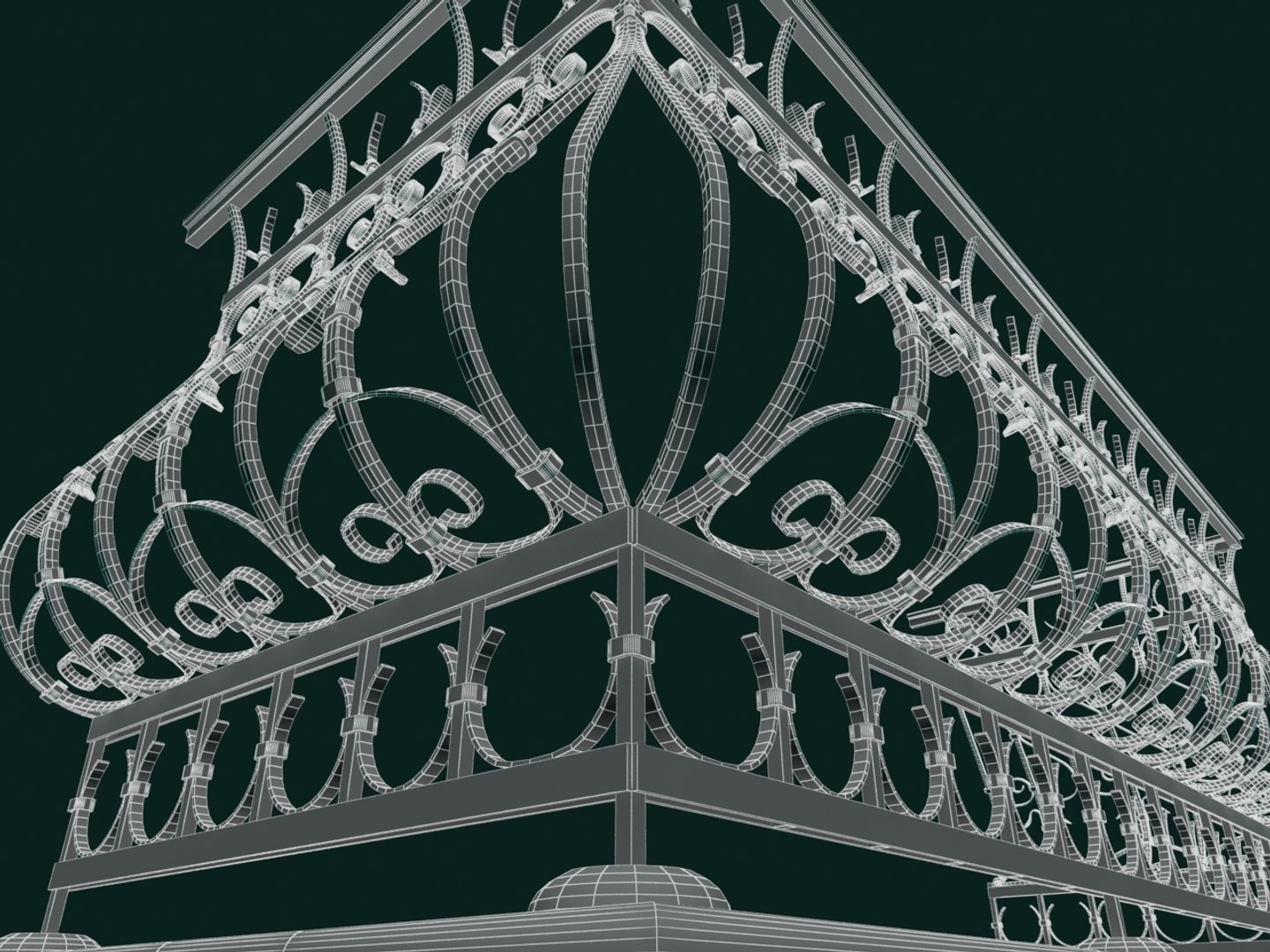 3d Model Architectural Balcony