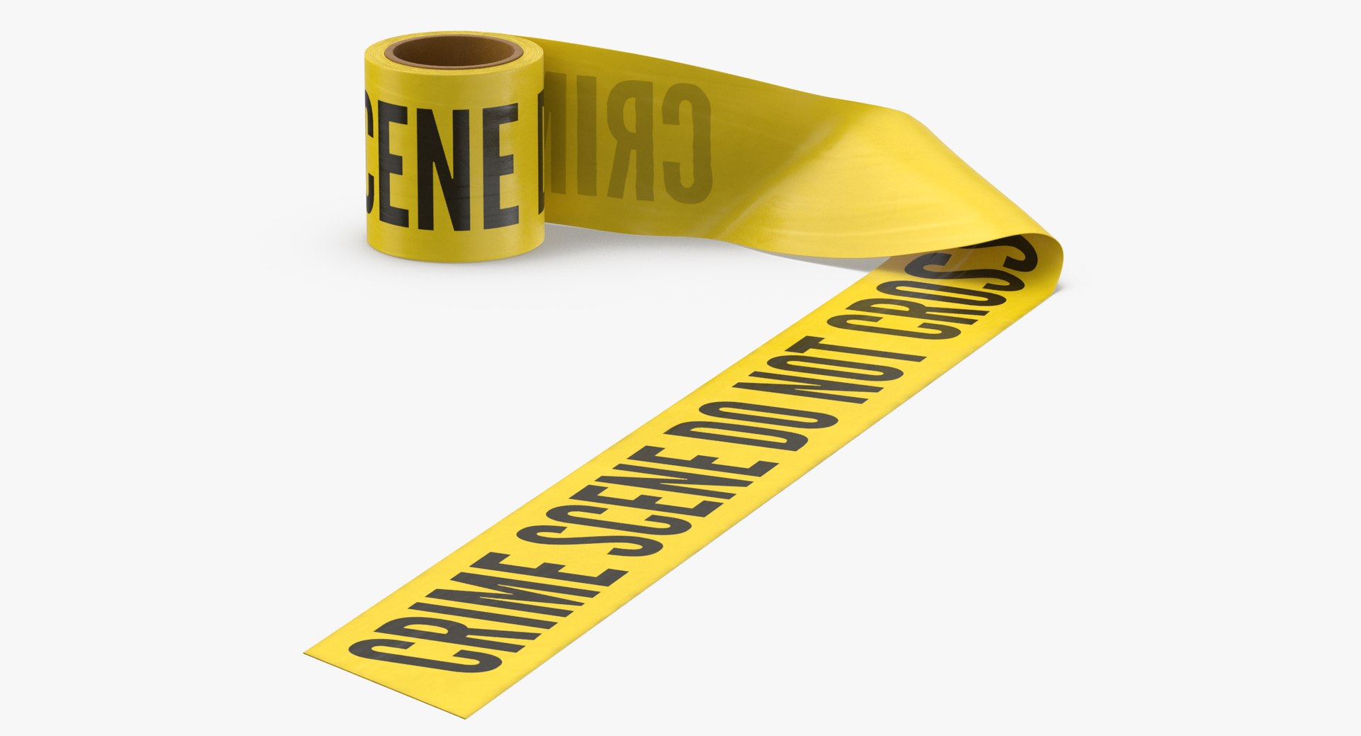 3D Model Crime Scene Tape 04 - TurboSquid 1149297