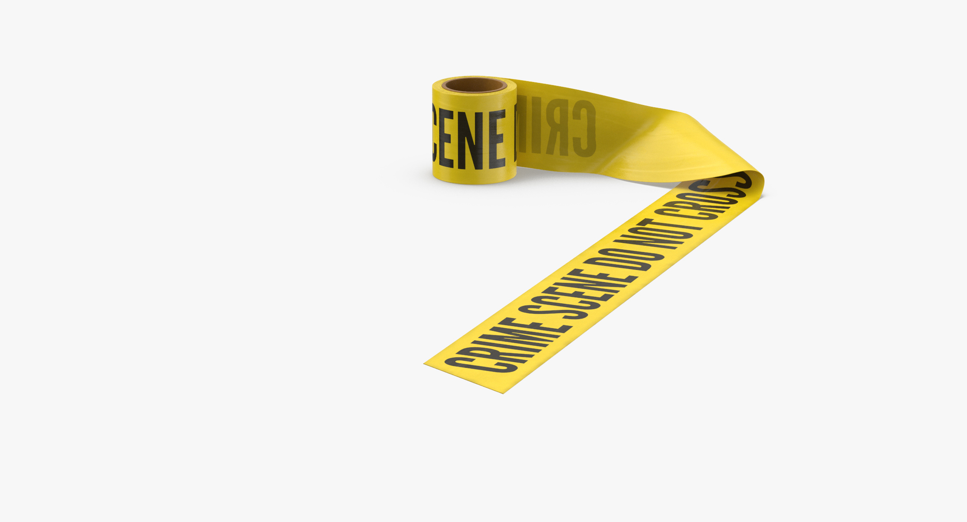 3D Model Crime Scene Tape 04 - TurboSquid 1149297