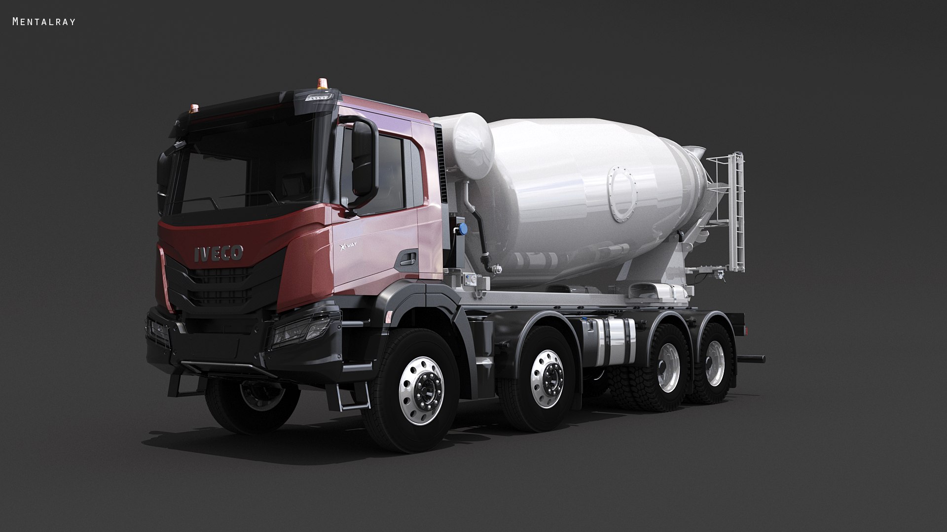 Iveco Concrete Mixer And Pump Collection 3D - TurboSquid 2123680