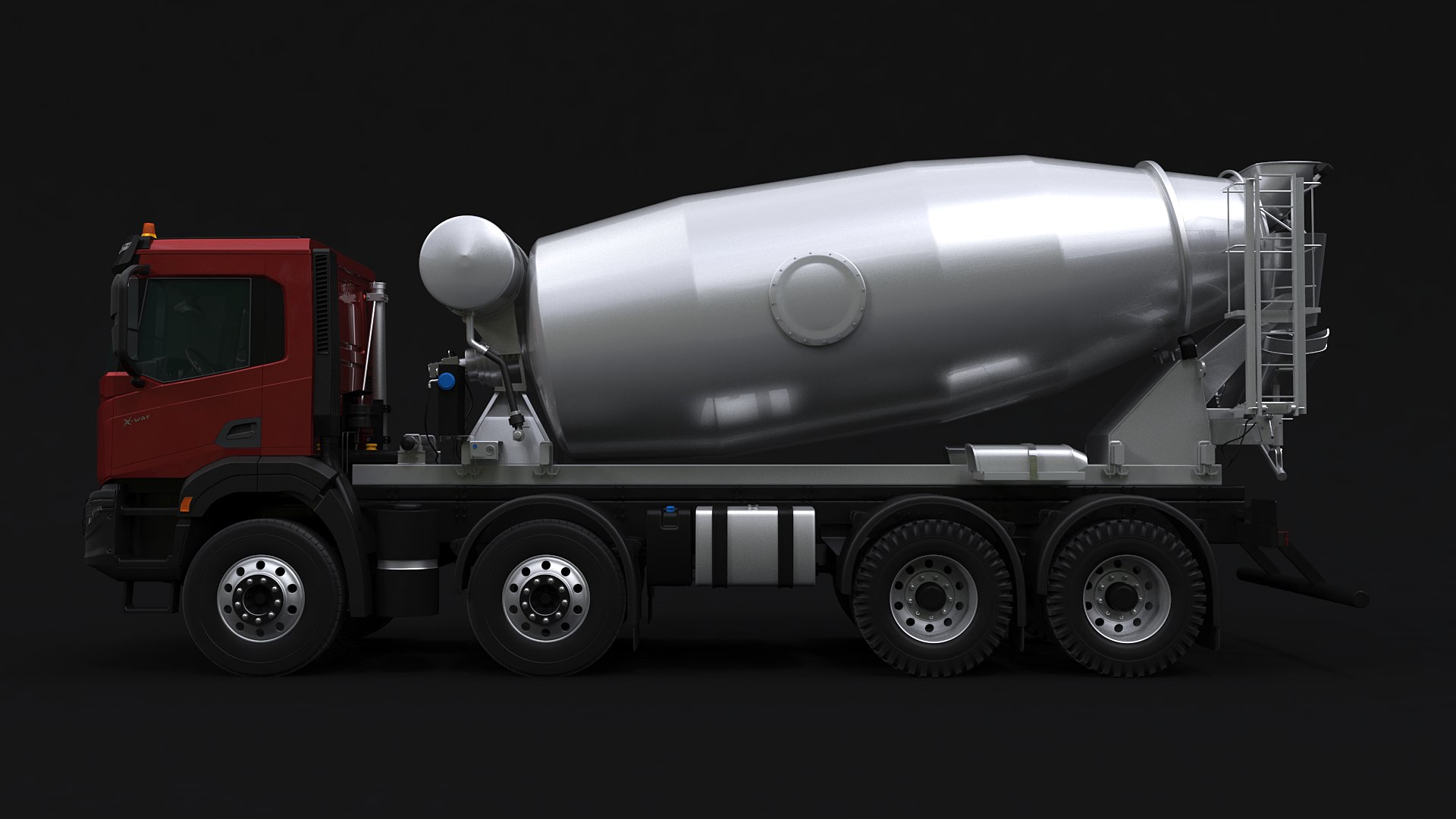Iveco Concrete Mixer And Pump Collection 3D - TurboSquid 2123680