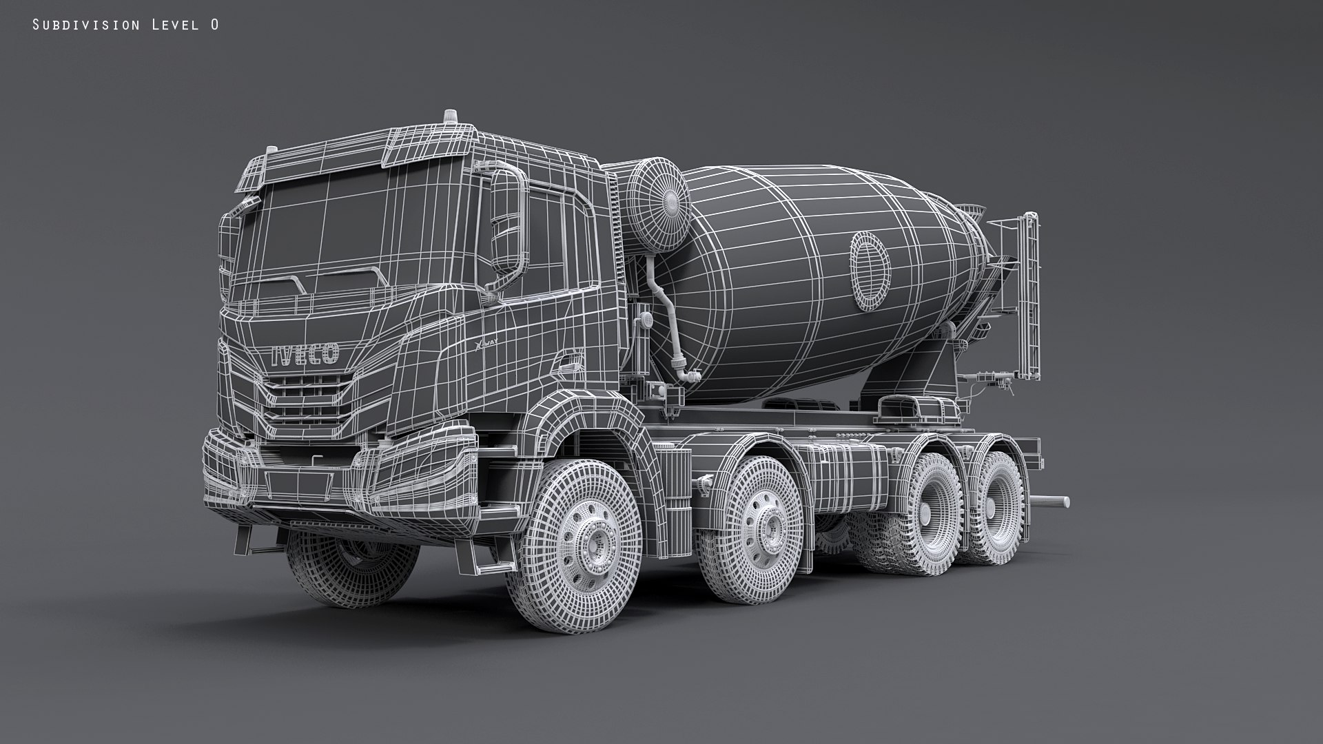 Iveco Concrete Mixer And Pump Collection 3D - TurboSquid 2123680