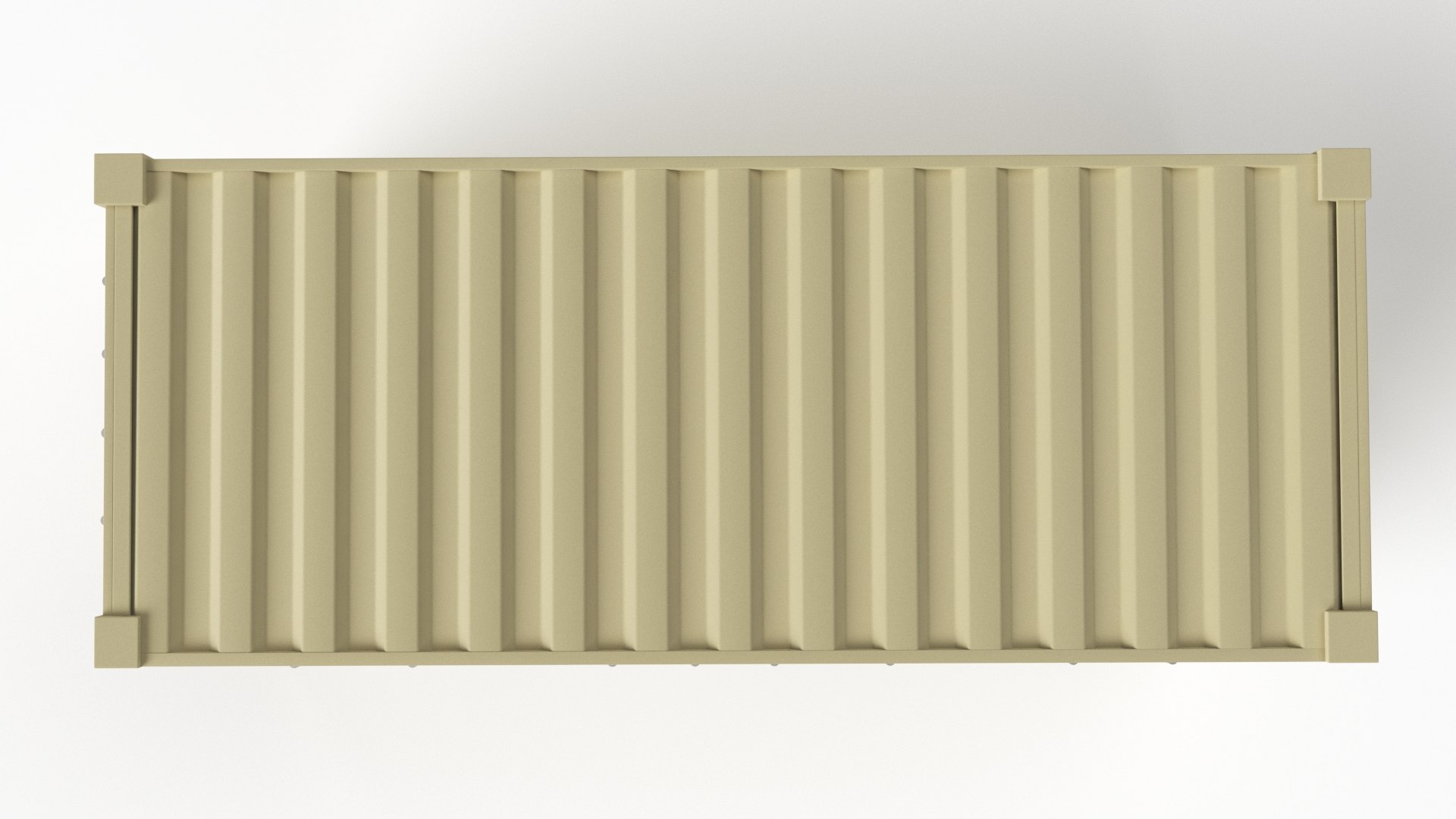 3D Model 20 Ft Military Containers Sand Colour - TurboSquid 1714429