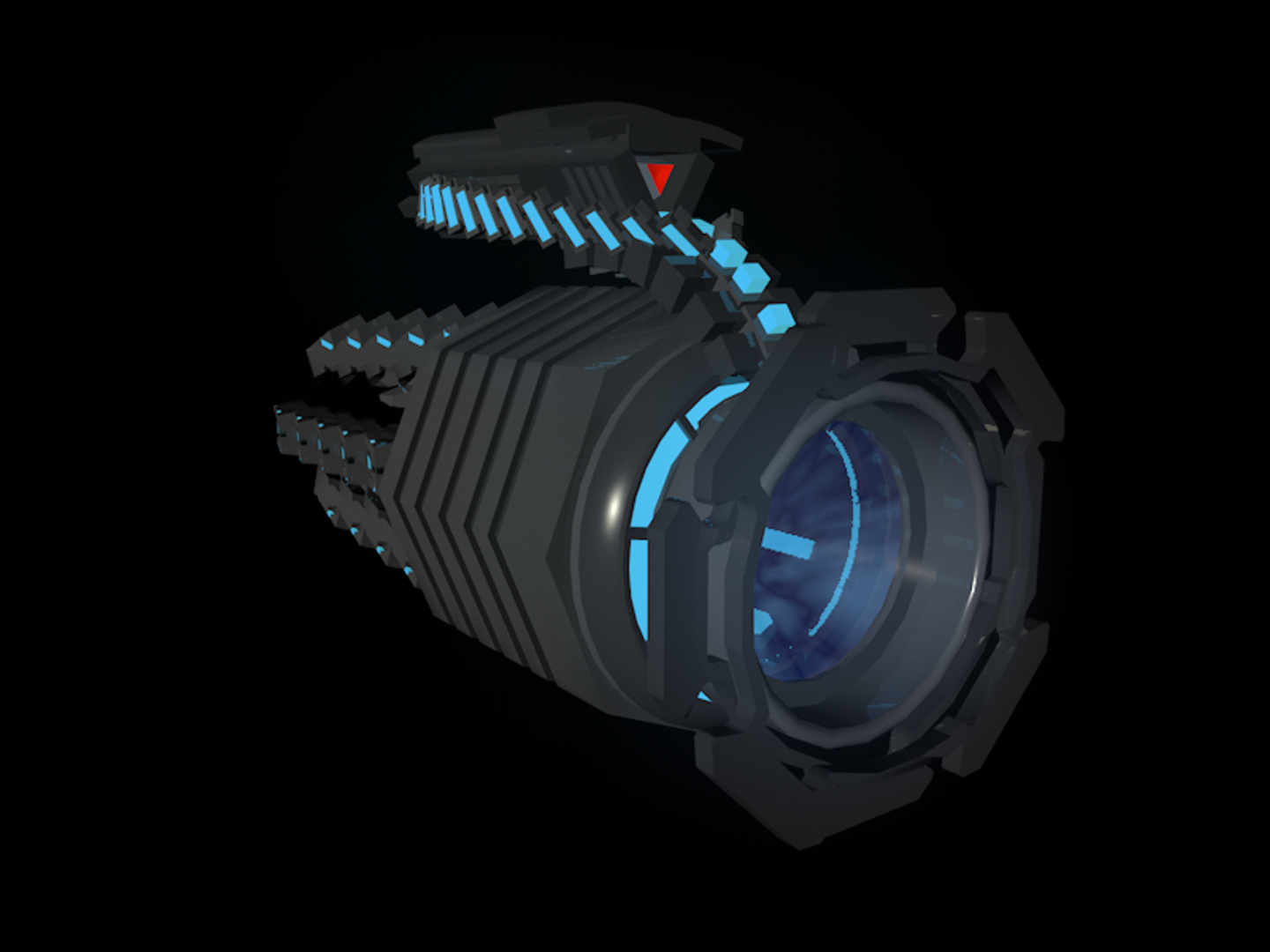 3d Plasma Gun Model