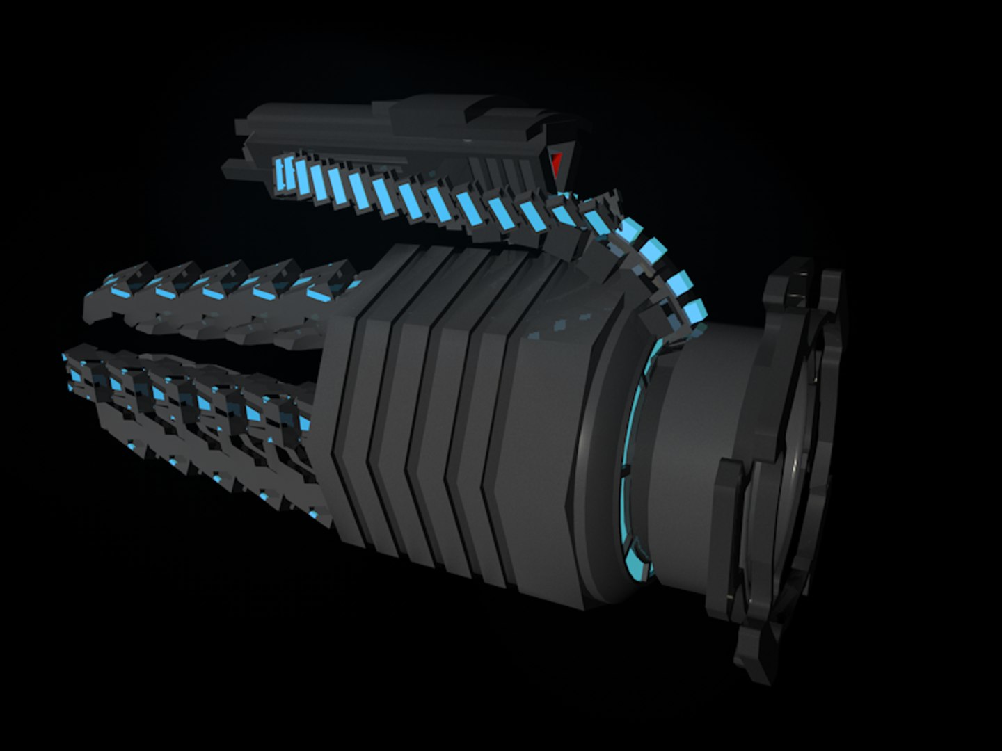 3d Plasma Gun Model