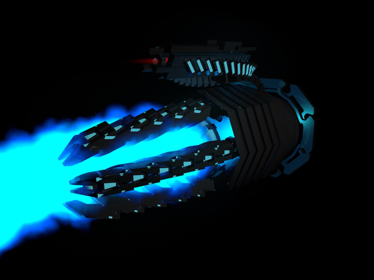 3d Plasma Gun Model