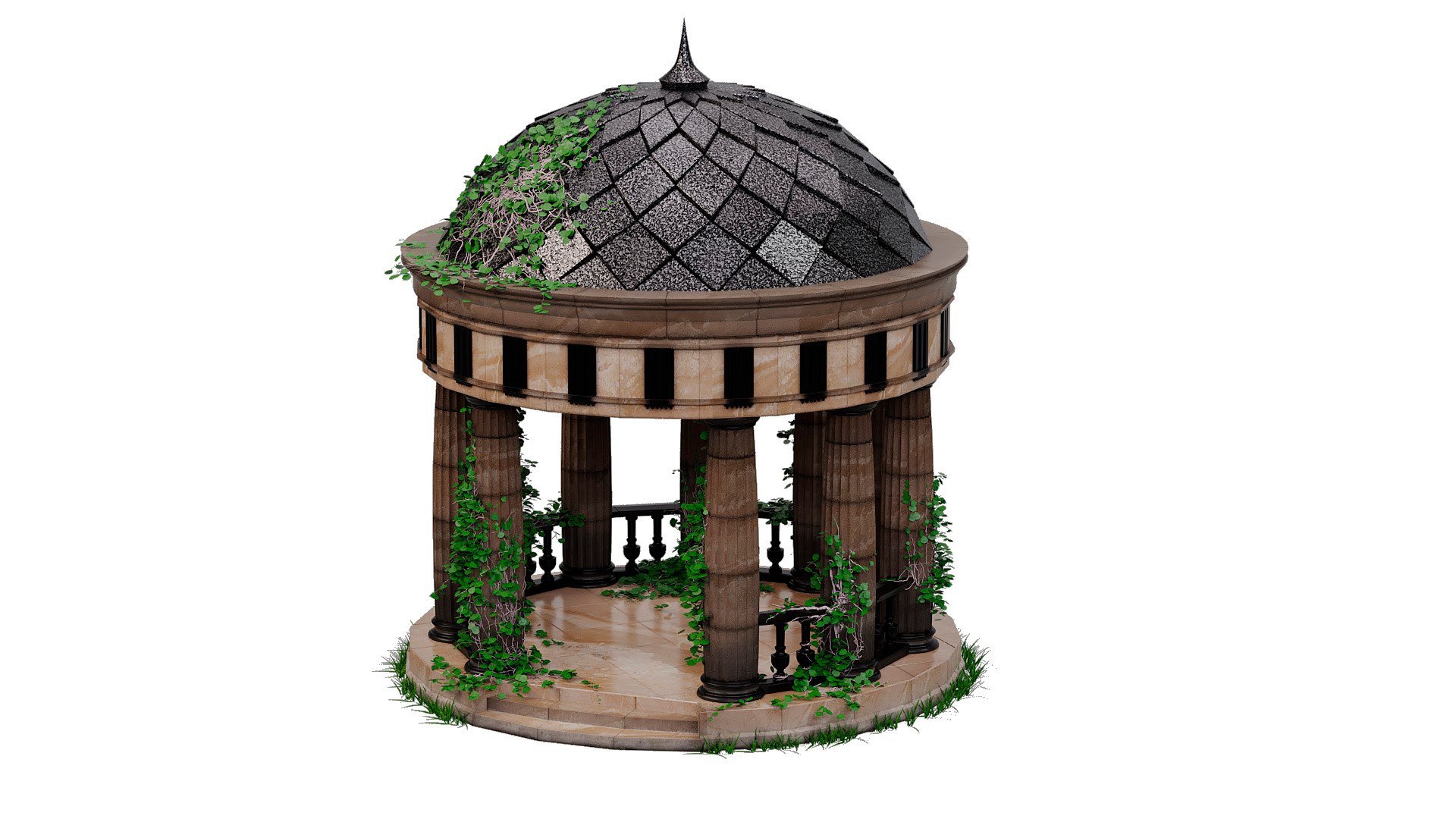 The Old Rotunda 3D Model - TurboSquid 2334926