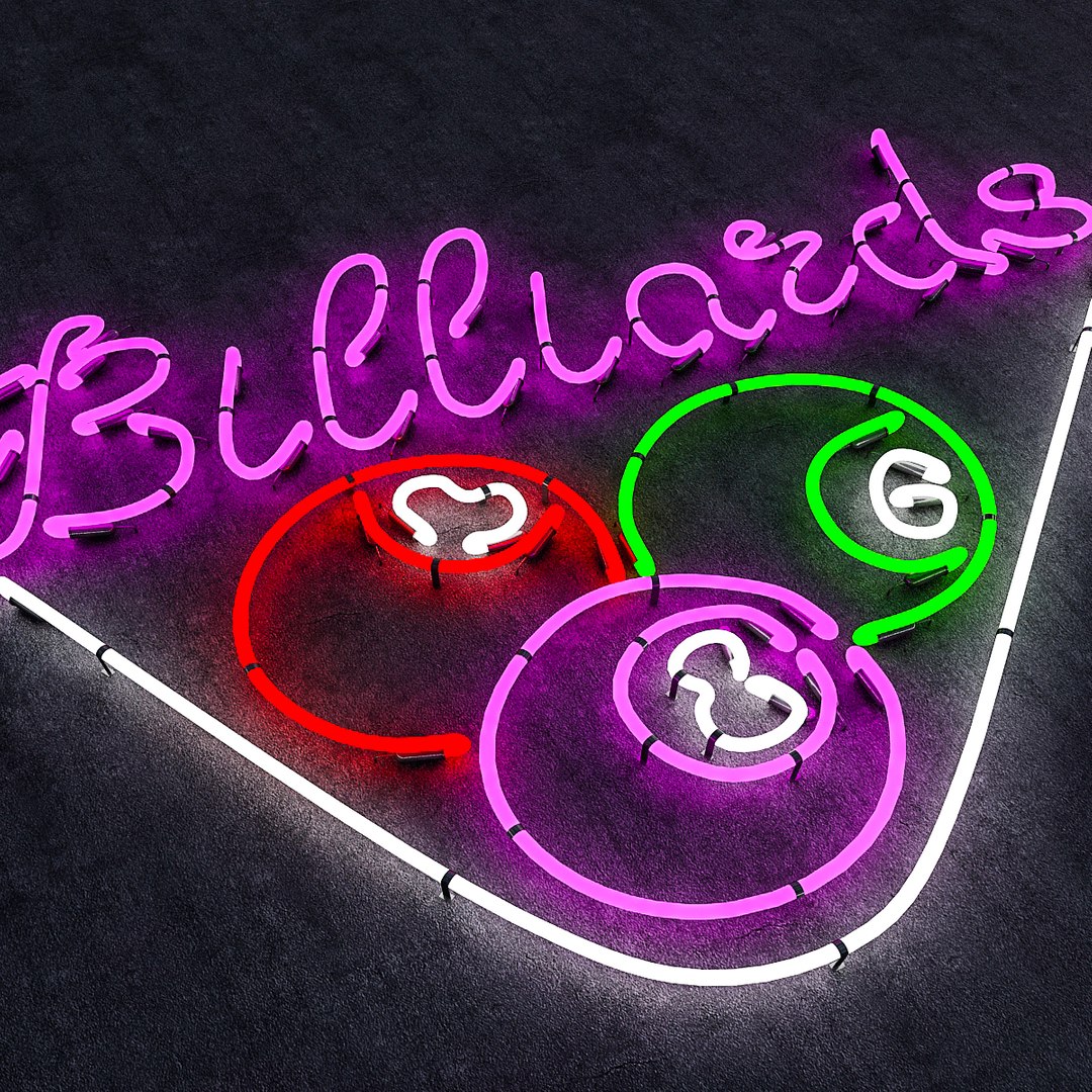 Neon Sign 3D Model - TurboSquid 1438368