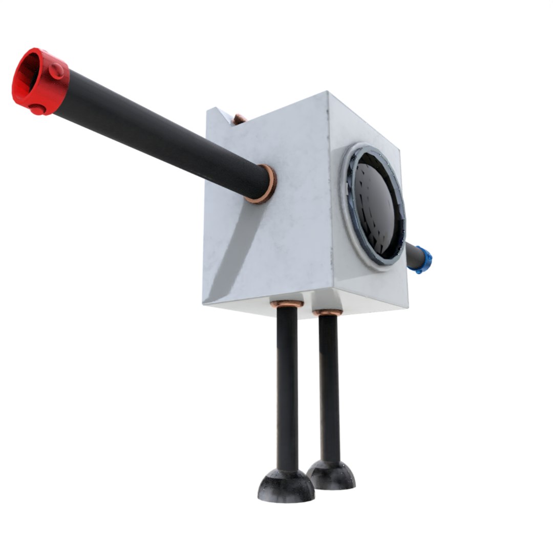 3D Model Rigged Washing Machine Robot - TurboSquid 1481586