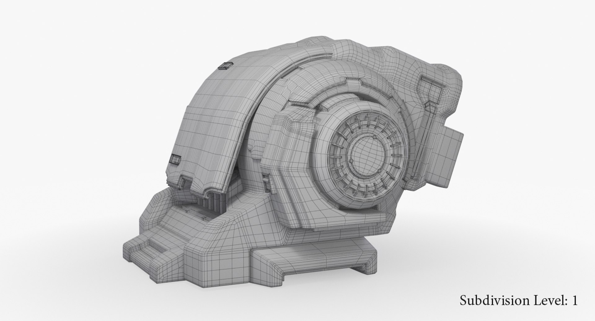 3d Model Sci-fi Engine Sci Fi