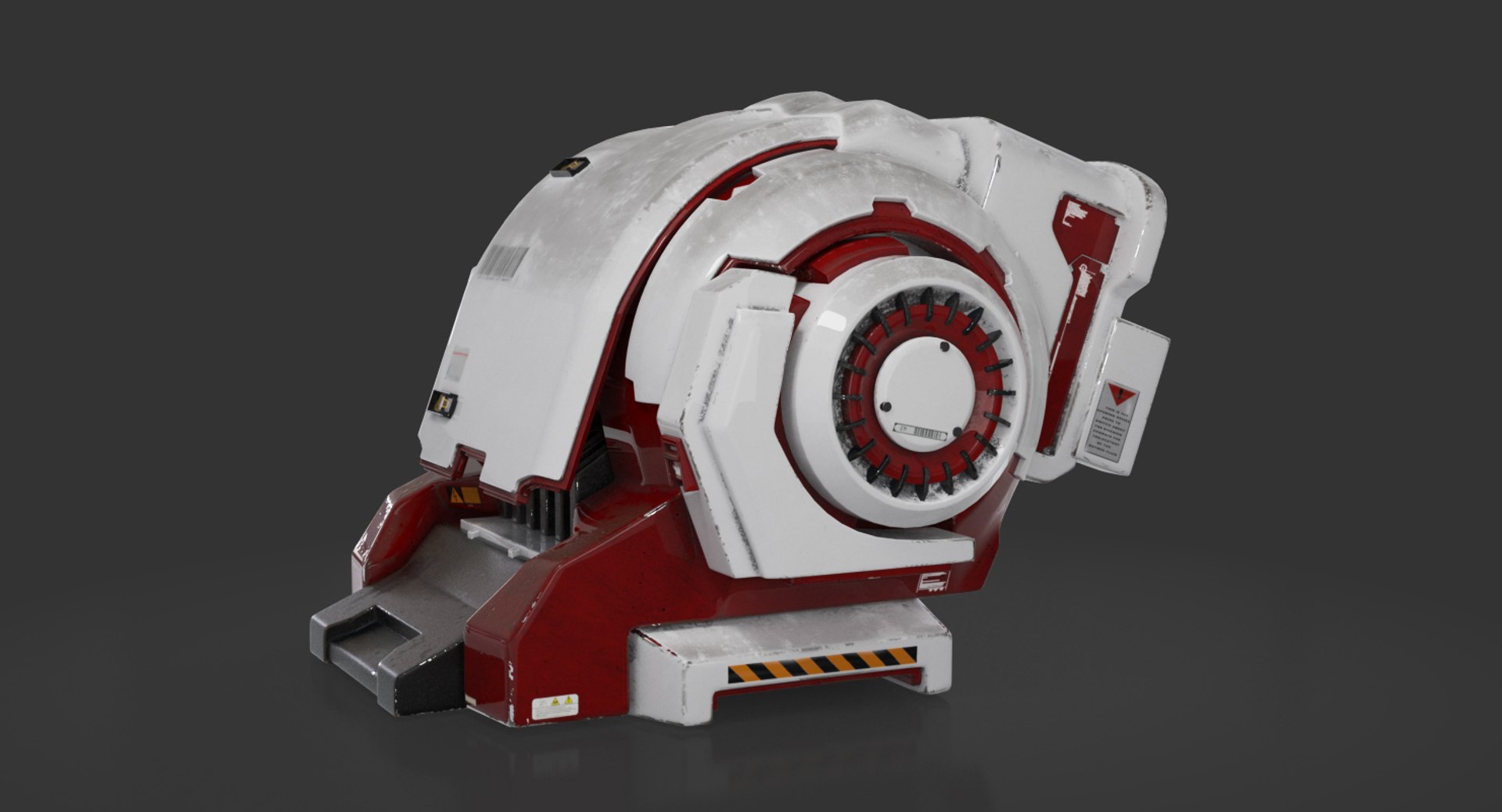 3d Model Sci-fi Engine Sci Fi
