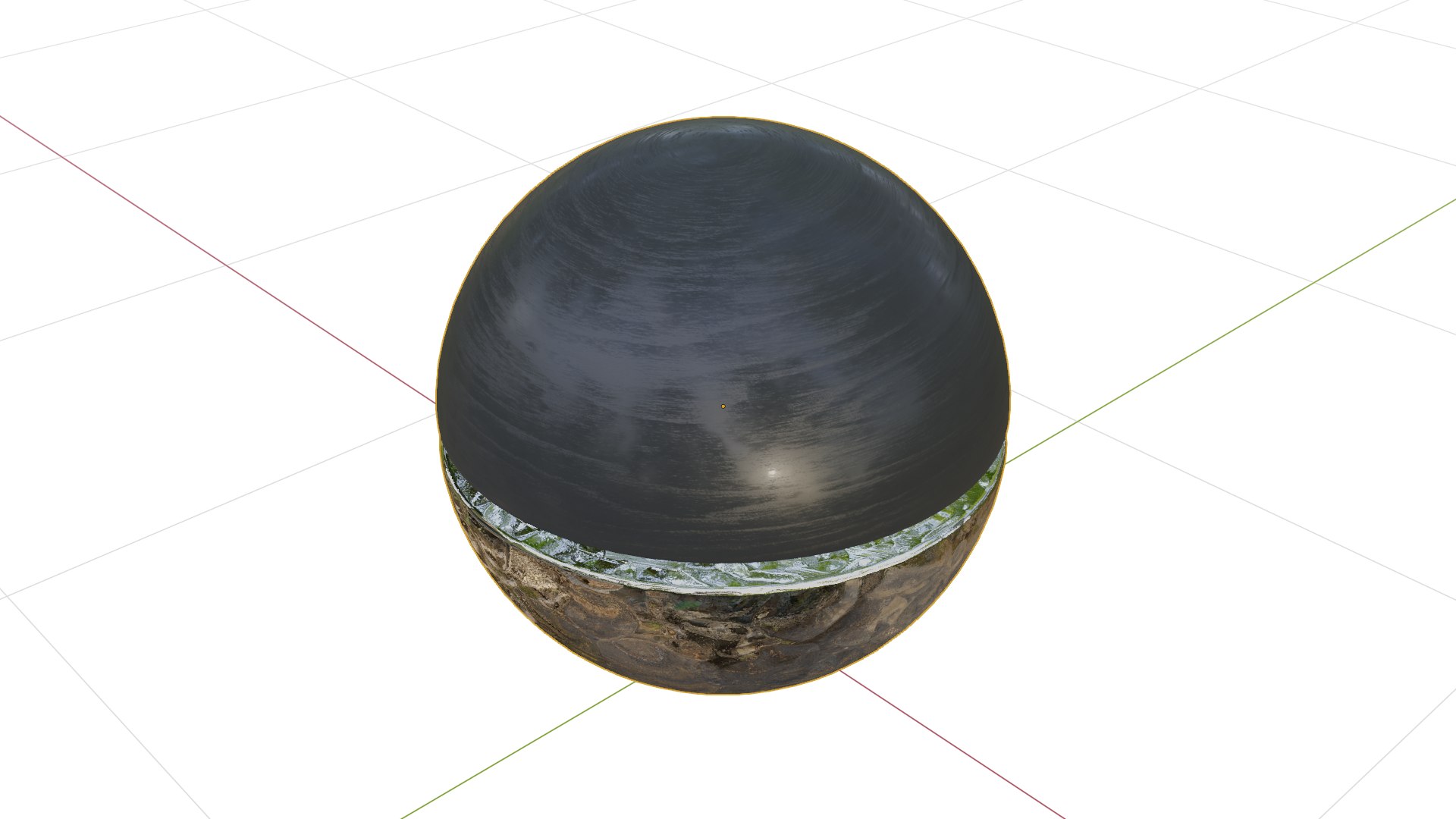 3D Modern Half Style Sphere Wooden And Metallic Futuristic Lamp ...