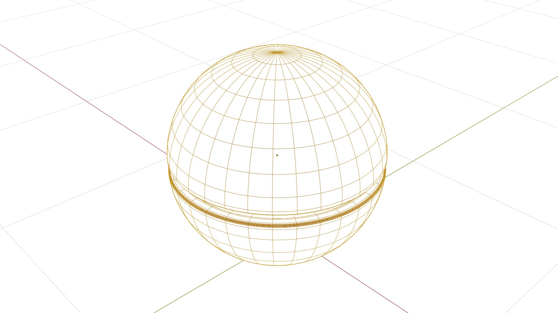 3D Modern Half Style Sphere Wooden And Metallic Futuristic Lamp ...
