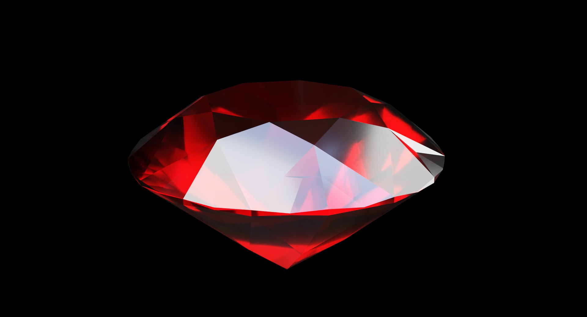 3D Bloody Red Ruby - TurboSquid 1307678