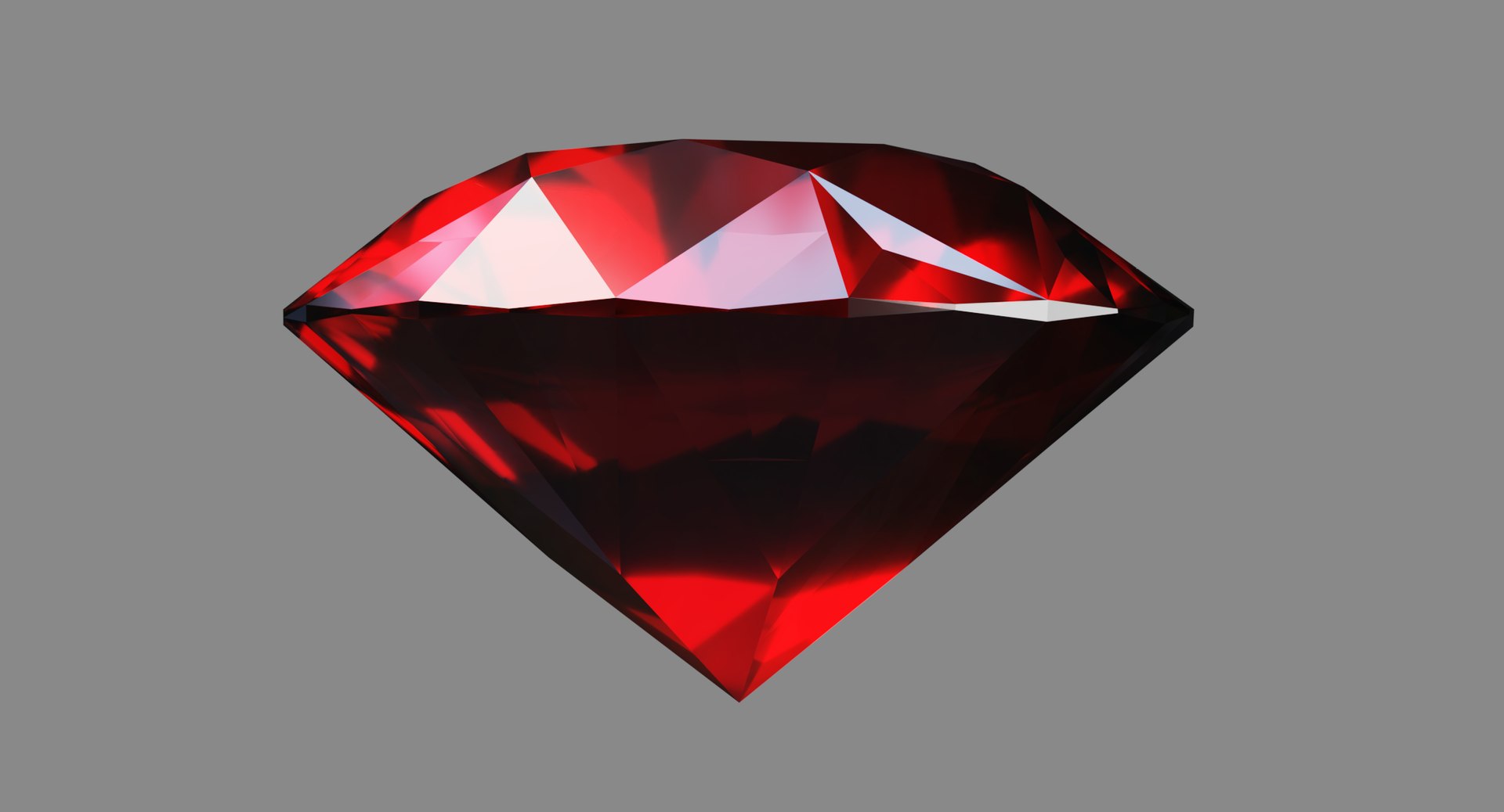 3D Bloody Red Ruby - TurboSquid 1307678