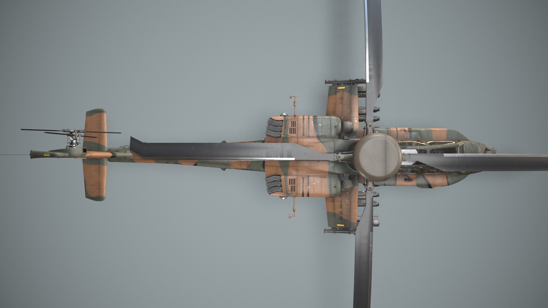 3D Apache AH-64D Japan Ground Defense Static Model - TurboSquid 2076329