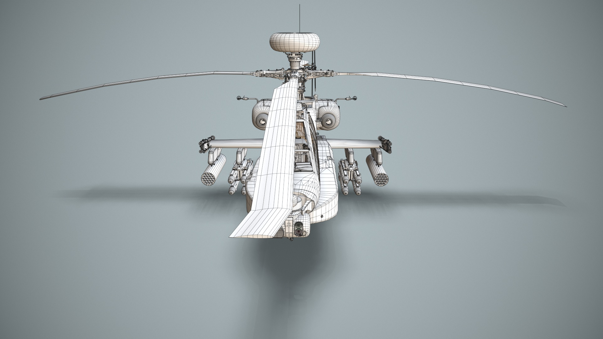 3D Apache AH-64D Japan Ground Defense Static model - TurboSquid 2076329