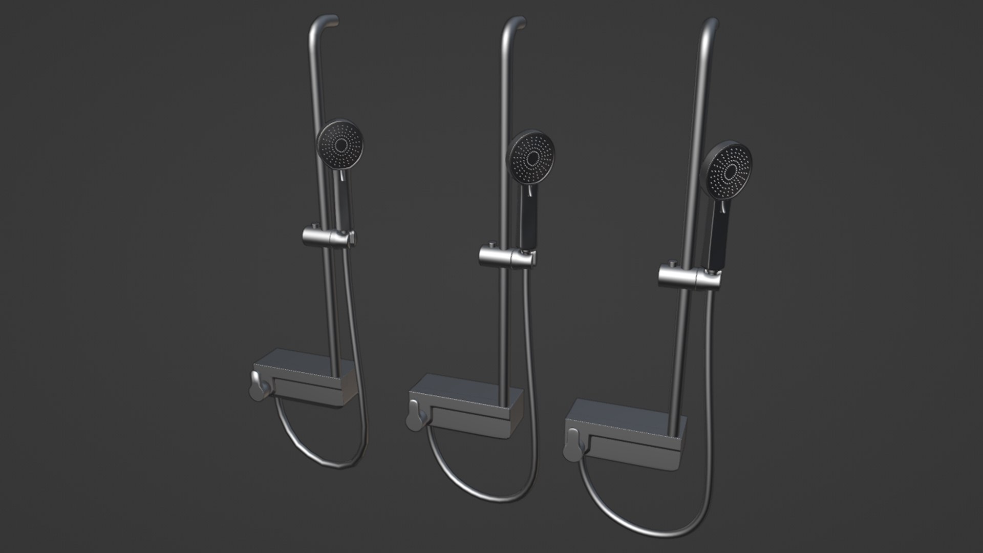 3D Bathroom Showers Roca Deck Model - TurboSquid 1962309