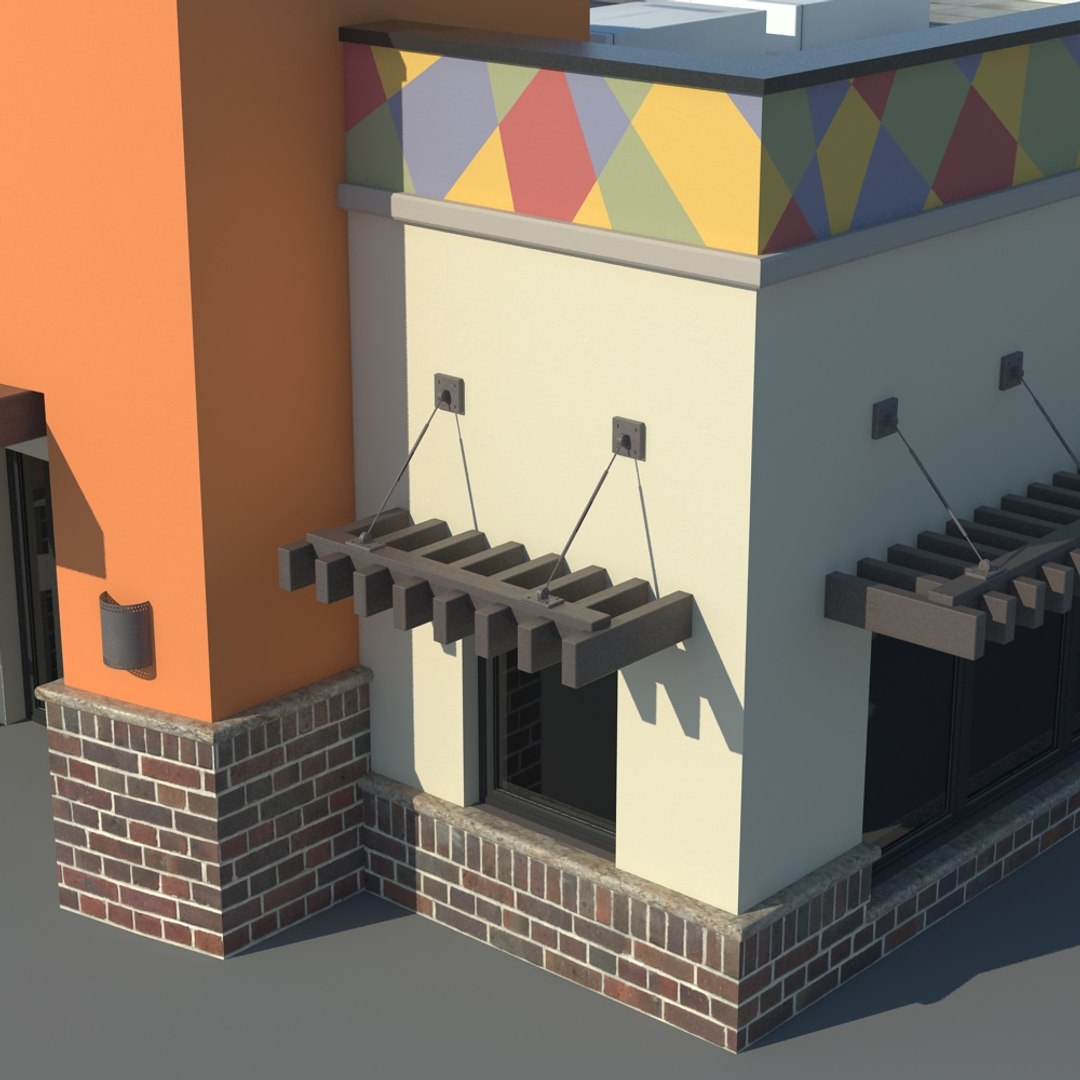 3d Model Taco Bell Restaurant