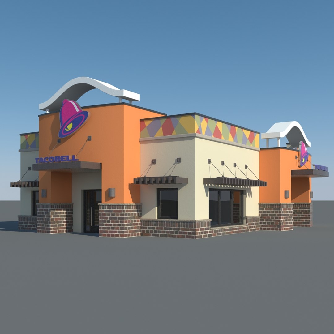 3d Model Taco Bell Restaurant