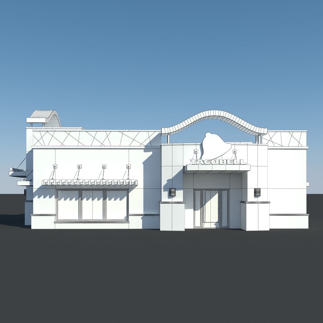3d Model Taco Bell Restaurant