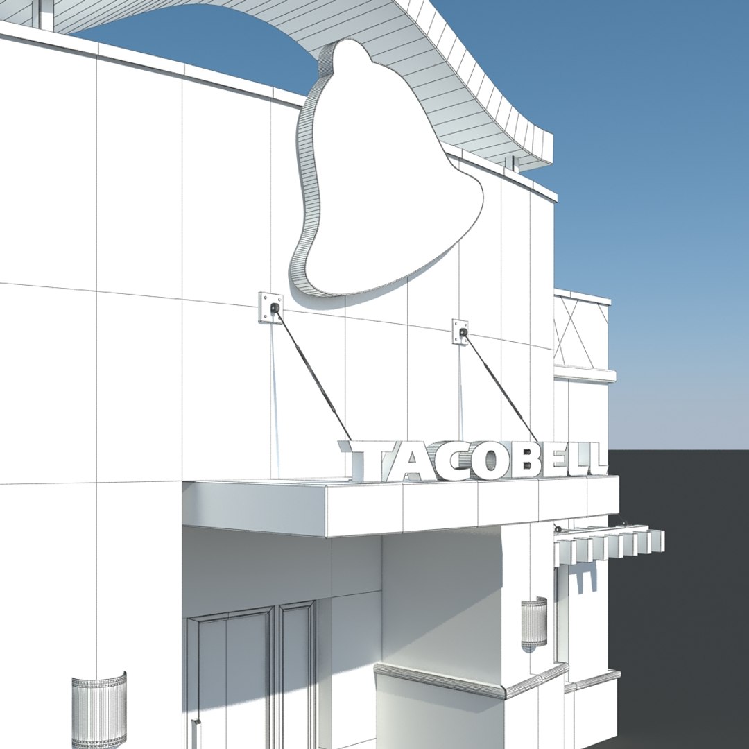 3d Model Taco Bell Restaurant