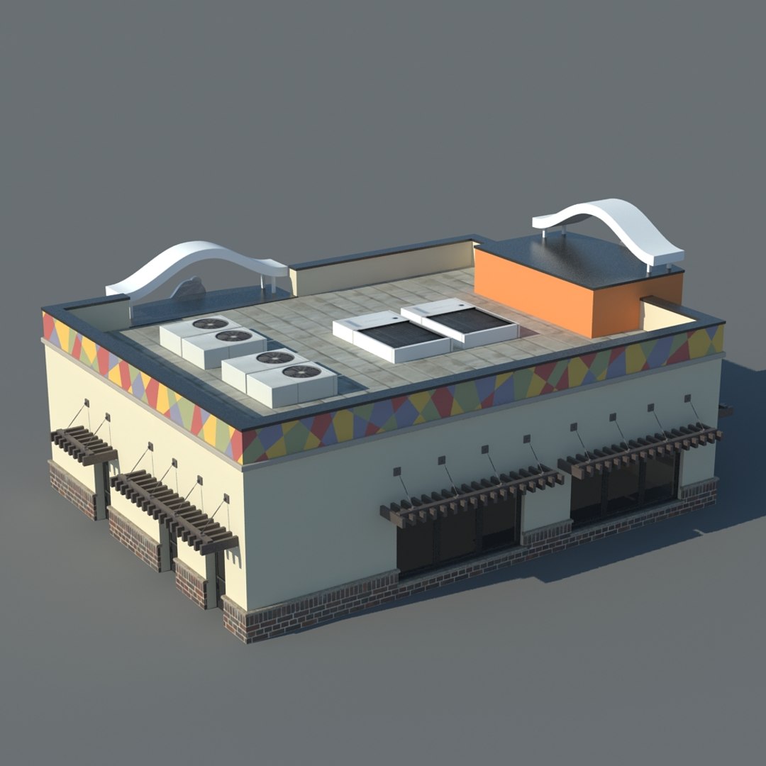 3d Model Taco Bell Restaurant