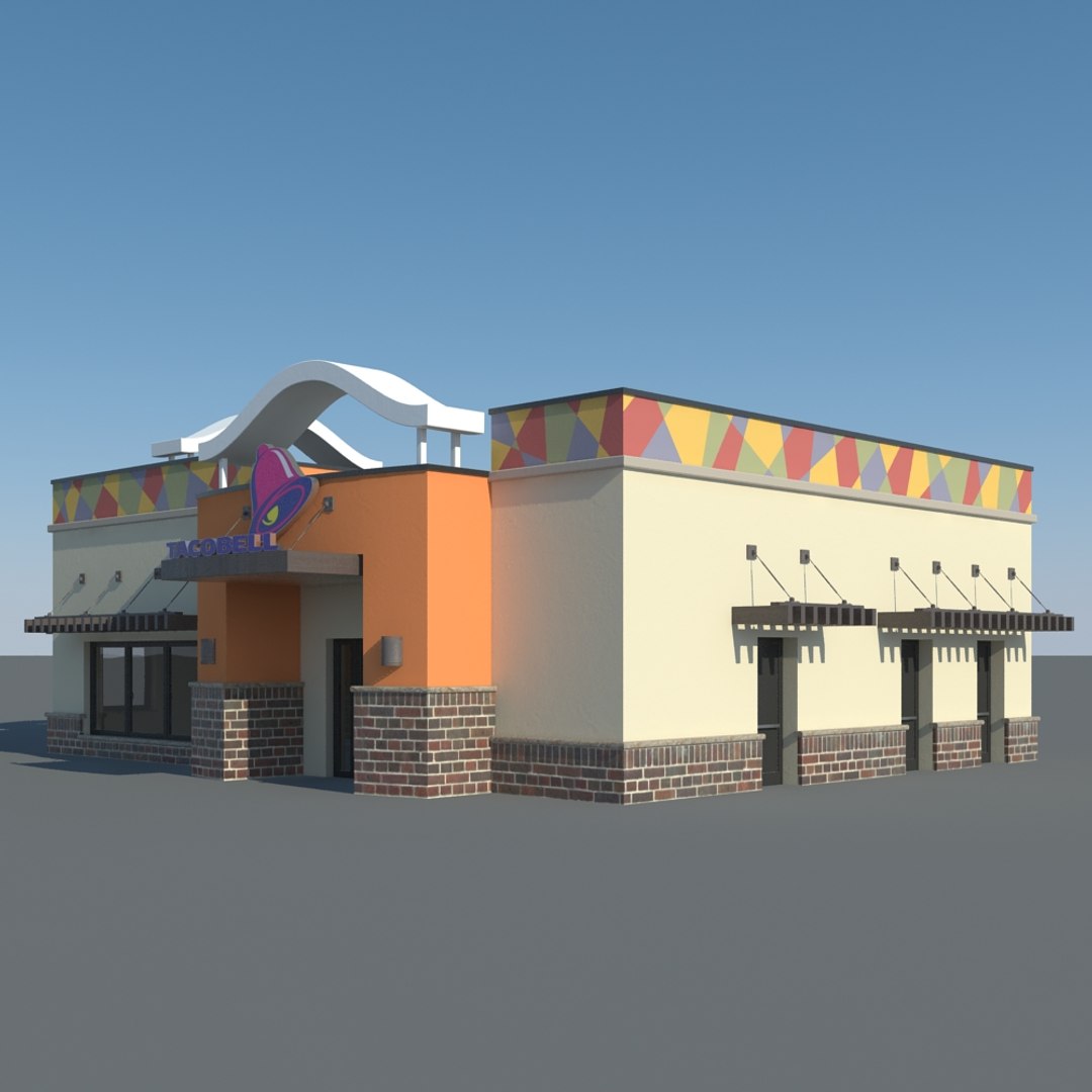 3d Model Taco Bell Restaurant