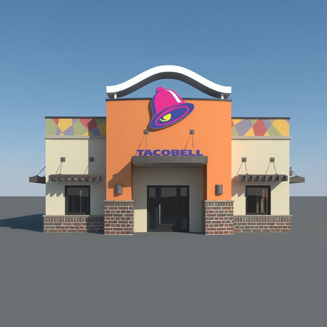 3d Model Taco Bell Restaurant