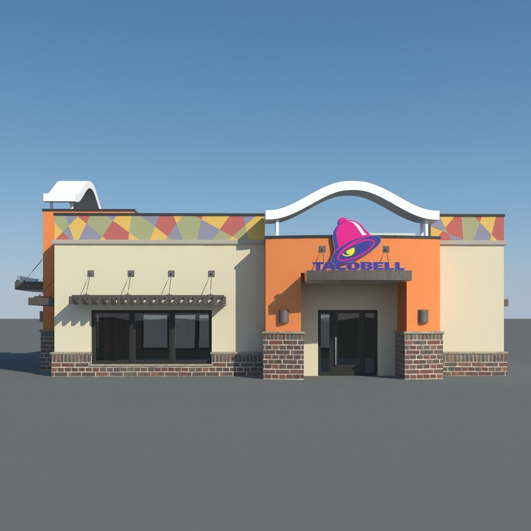 3d Model Taco Bell Restaurant