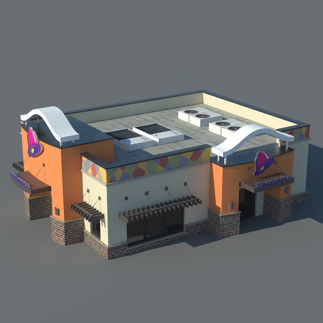 3d Model Taco Bell Restaurant