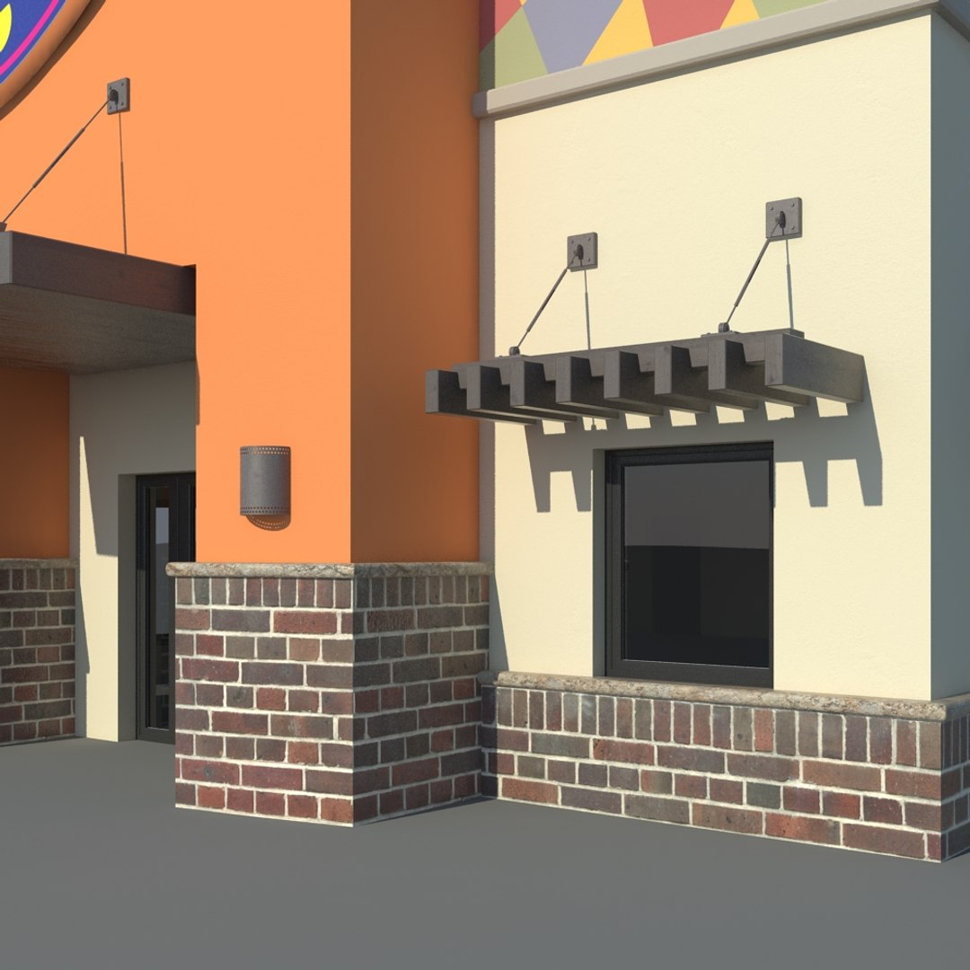 3d Model Taco Bell Restaurant