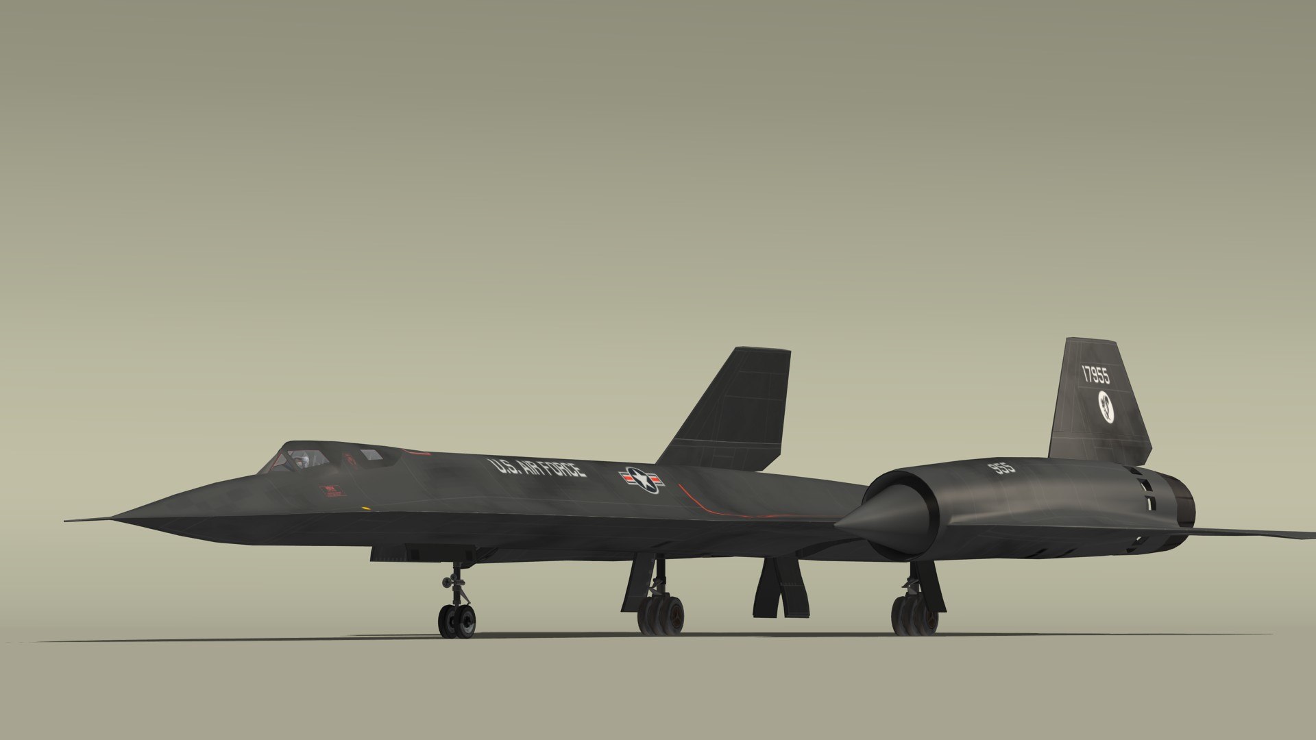 3D Lockheed SR-71 Blackbird Model - TurboSquid 2199511
