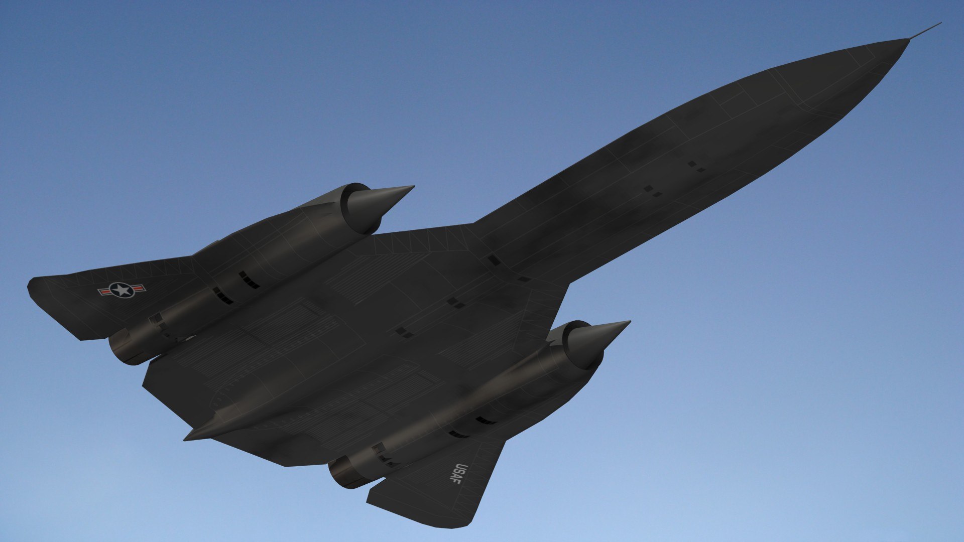 3D Lockheed SR-71 Blackbird Model - TurboSquid 2199511