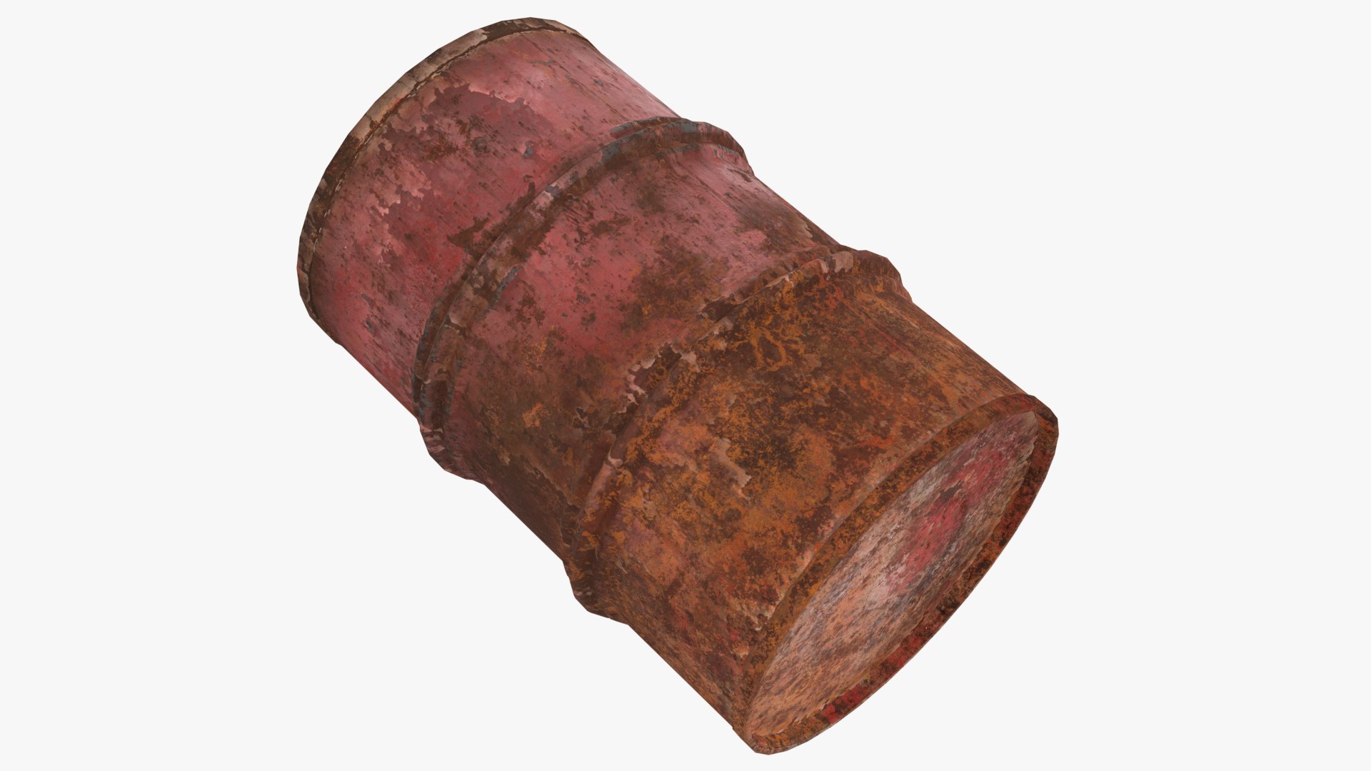 3D Heavily Rusted Oil Drum - TurboSquid 1761560