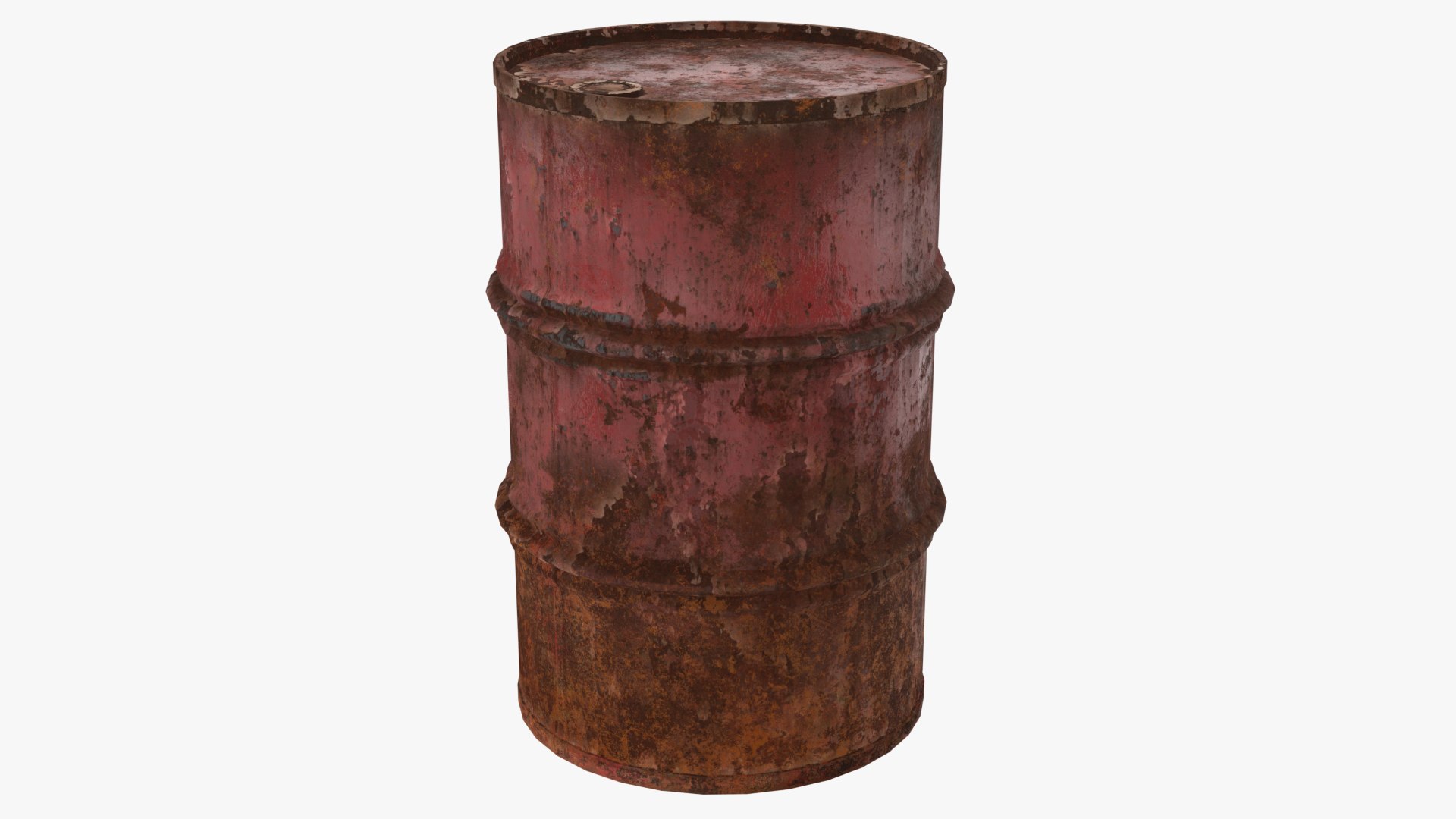 3D Heavily Rusted Oil Drum - TurboSquid 1761560